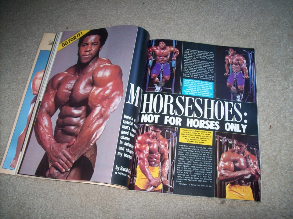 **vtg MUSCLE & FITNESS 12/82 Weider BODYBUILDING CASEY VIATOR Bertil ...