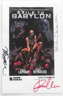 SDCC 2012 Exile to Babylon SIGNED Domagoj Mazuran, Matt Savelloni ...