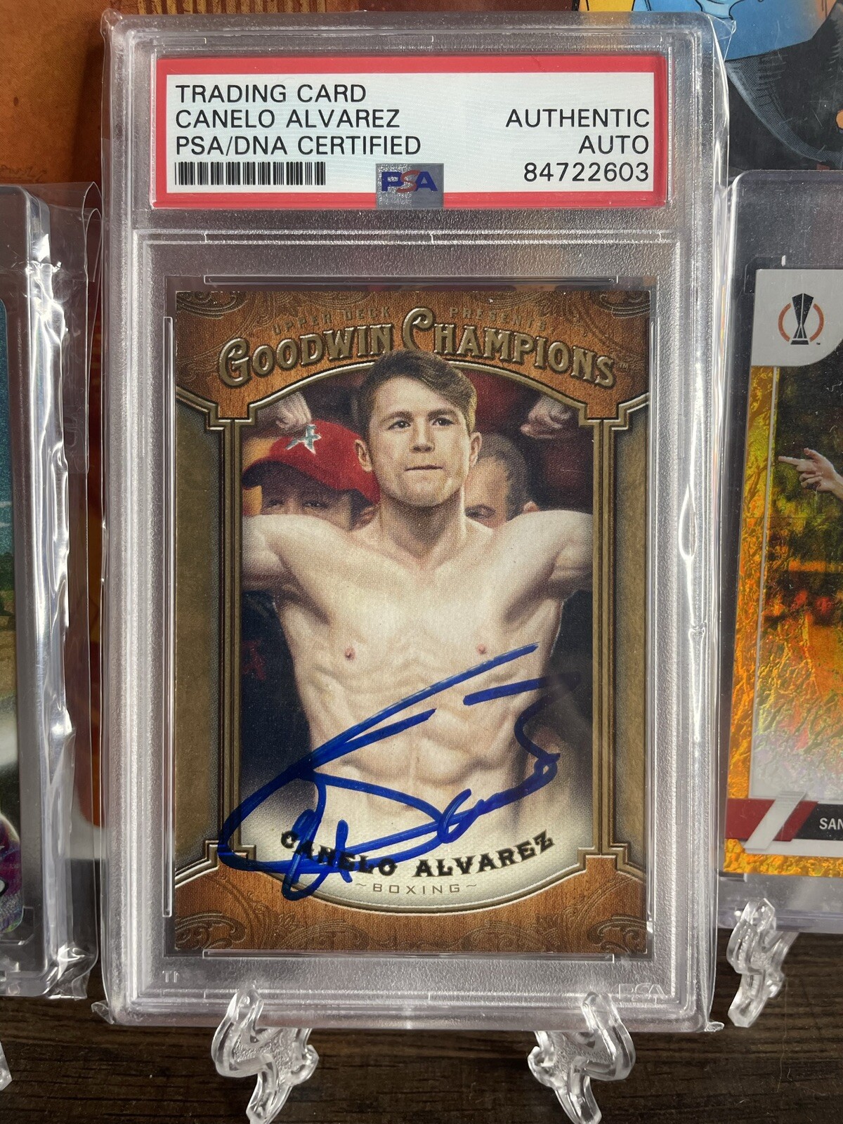 Canelo Alvarez signed 2014 Goodwin Rookie Card PSA DNA Slabbed Auto ...