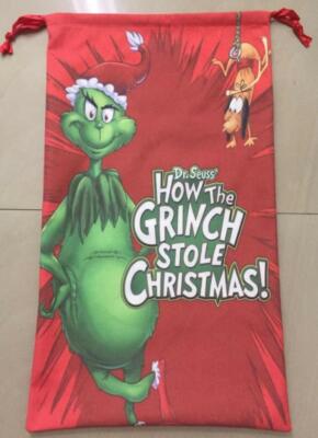 The Grinch Large Christmas Sack Bag New 72 x 47cm | eBay