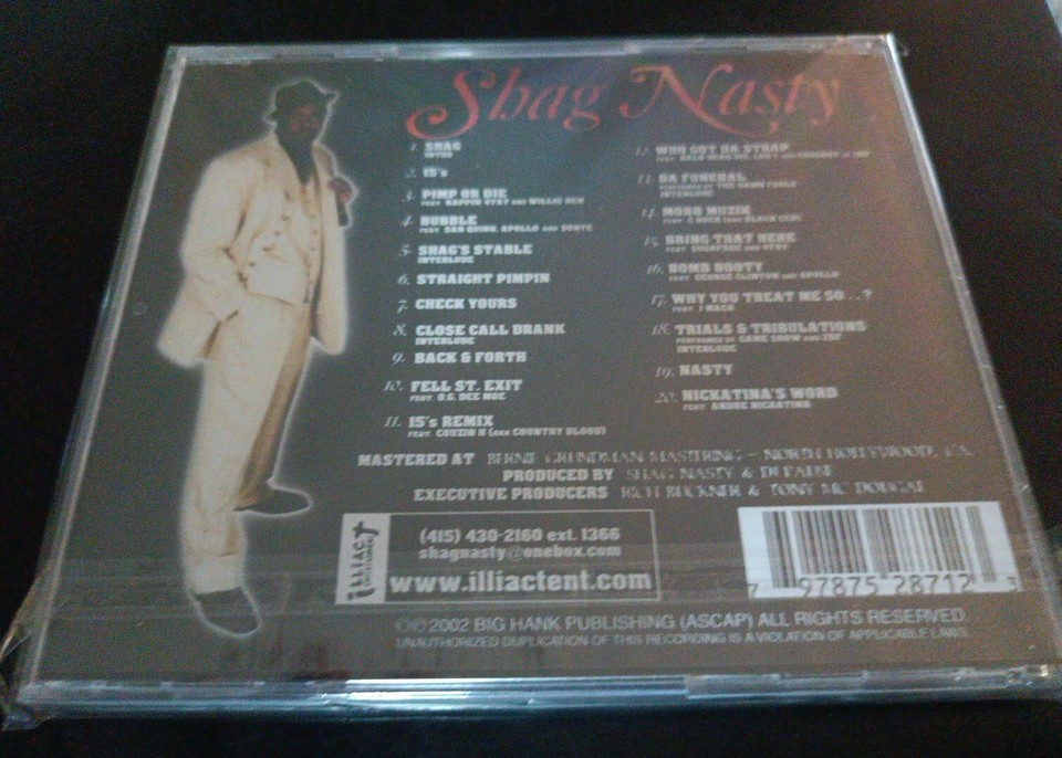 Shag Nasty~The Mack Who Shagged Me'Rare Frisco Rap,G Funk, Andre ...