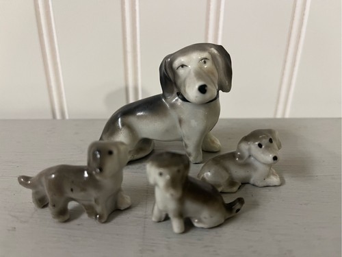 Vintage collectible set of ceramic dogs | eBay