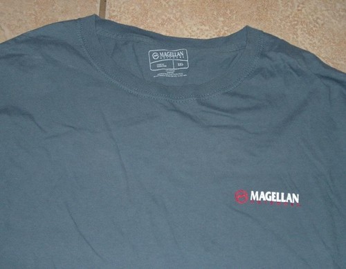 MAGELLAN Mens Sz 3X Blue Casual Wear Long Sleeve Cotton Crew Neck Tee ...