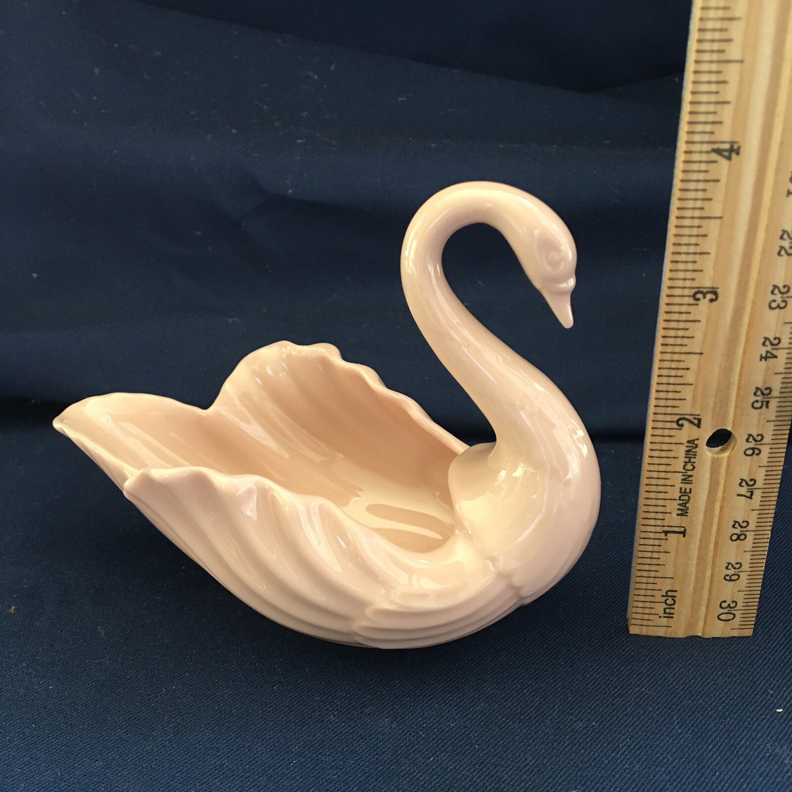 Lenox Pink Swan Nut/ Candy/ Trinket Green Mark | eBay