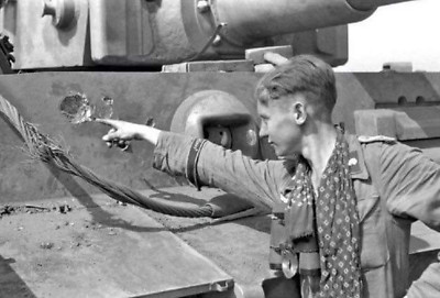 WW2 WWII Photo German Tiger I Tank Shell Damage World War Two 4257 | eBay