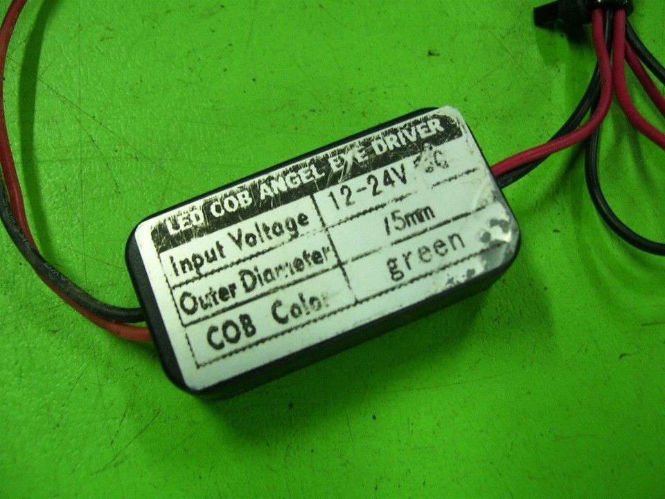 LED COB angel eye driver green Can-Am Commander Maverick Renegade Halo ...