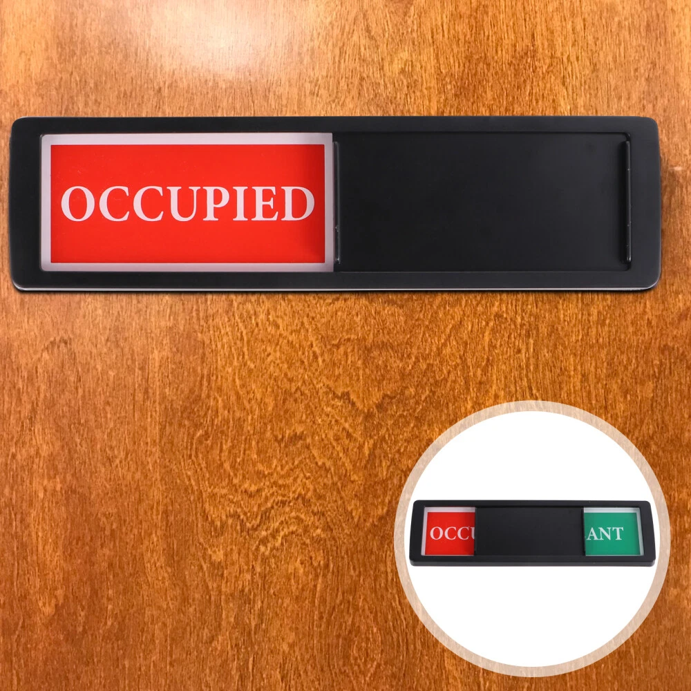 Bathroom Occupied Sign