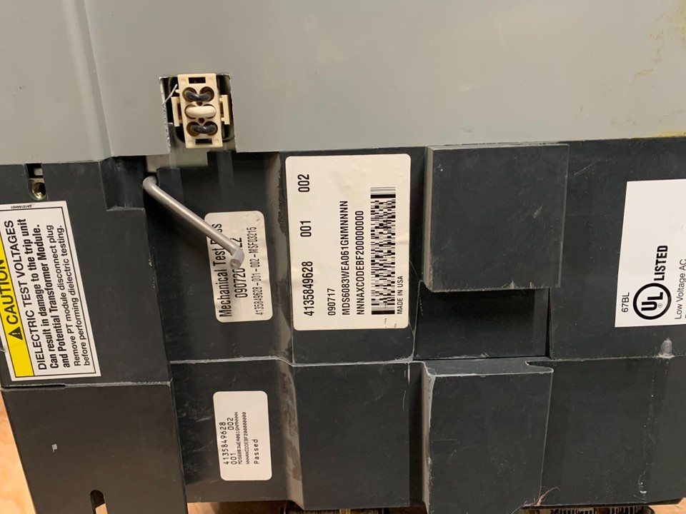 MDS608 Magnum DS Eaton Circuit Breaker MODO 600A Digitrip 1150+ LSIG ...