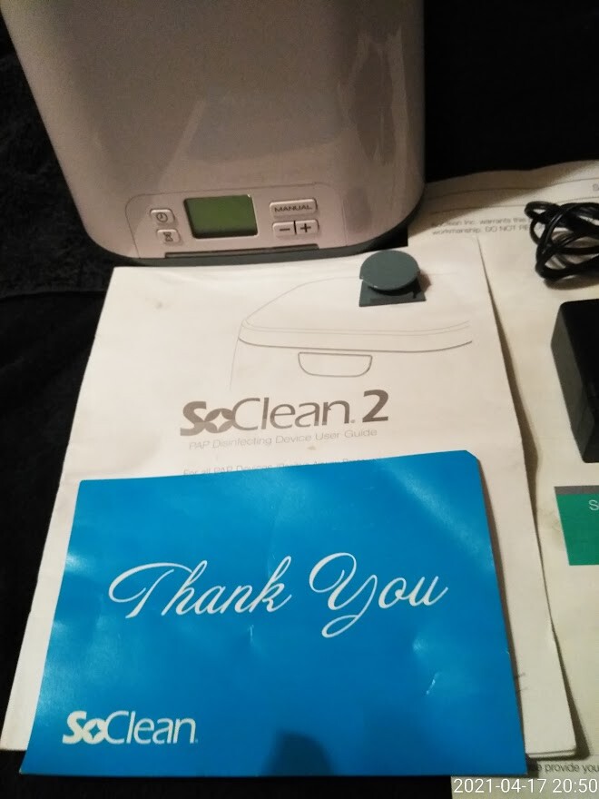 BRAND NEW IN BOX SOCLEAN 2 AUTOMATIC CPAP Cleaner Sanitizer Machine ...