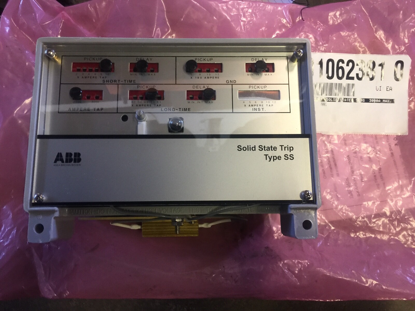ABB Solid State Trip Unit Type SS Power Shield 609905-T104 | eBay
