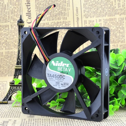 Nidec TA450DC A34346-33G1 12V 0.33A 12CM 12025 Chassis Cooling ...
