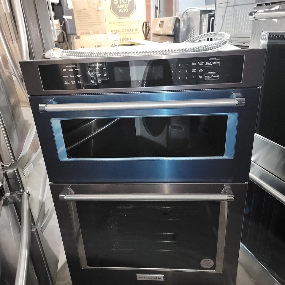 KitchenAid KOEC530PBS 30" Built-In Electric Convection Double Wall ...