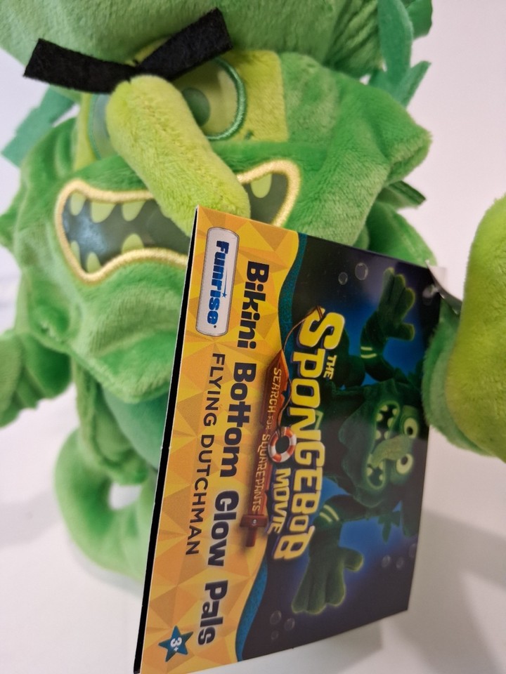 SpongeBob SquarePants Movie Bikini Bottom Glow Pals 8" Flying Dutchman ...