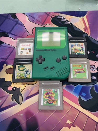 Nintendo Game Boy Green DMG-01 With Games Games, Lines On Screen | eBay
