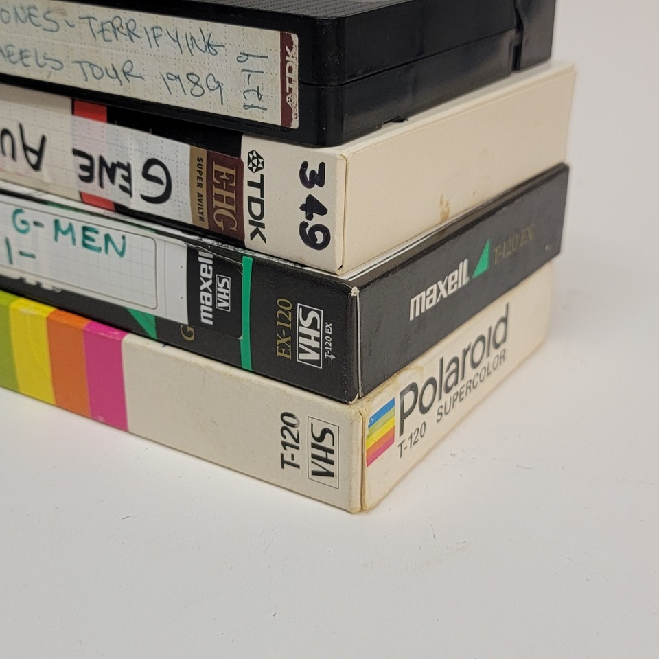 4-VHS Blank Tapes Bundle Variety Pack | eBay