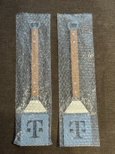 Set of 2 - New 2025 T-Mobile Wooden Handle Spatula With Bottle Opener ...