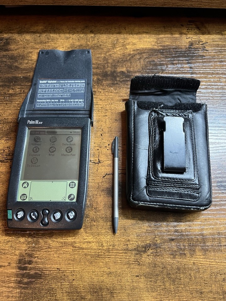 [PALM] IIIxe Handheld PDA with Stylus and Plastic Cover | eBay