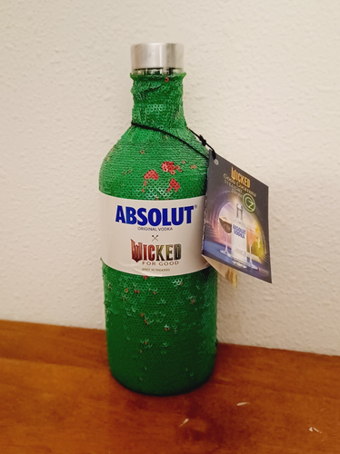 2025 ABSOLUT VODKA WICKED 750ML LIMITED EDITION Green Pink Sequin ...