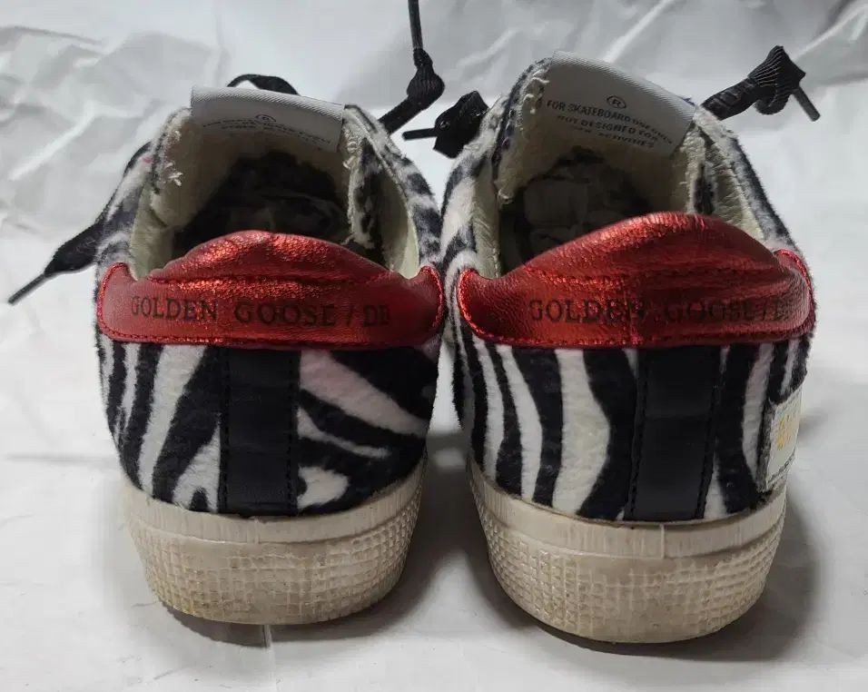 GOLDEN GOOSE GGDB MAY Zebra Pattern Unborn Calf EU:36 US:6 Women ...