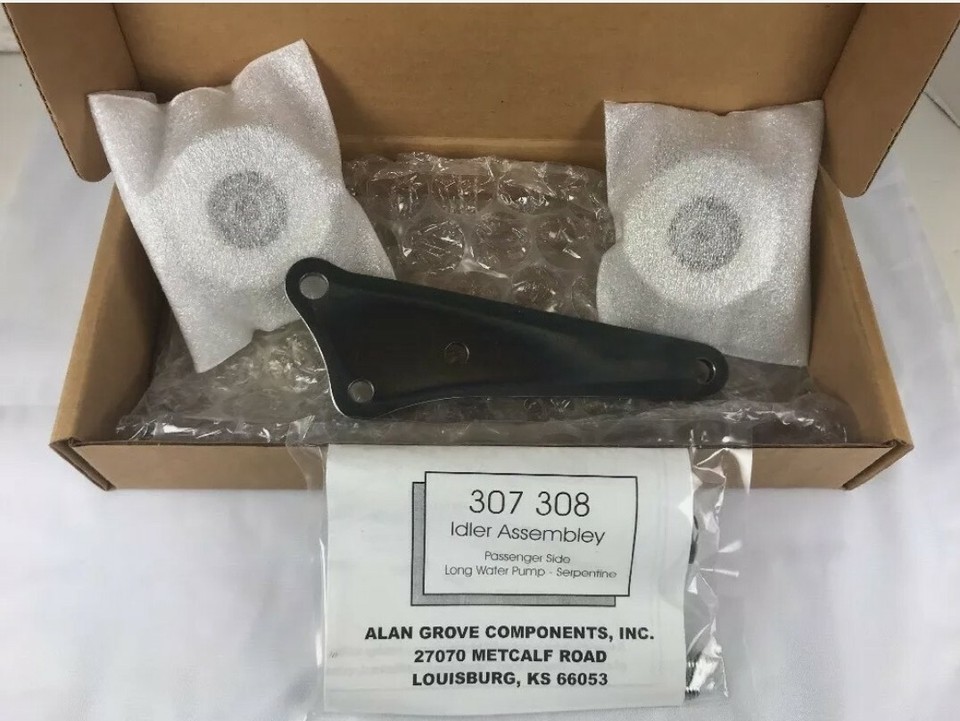 Alan Grove 308 Bracket Kit Set Alternator A/C Air Compressor SBC LWP 87 ...