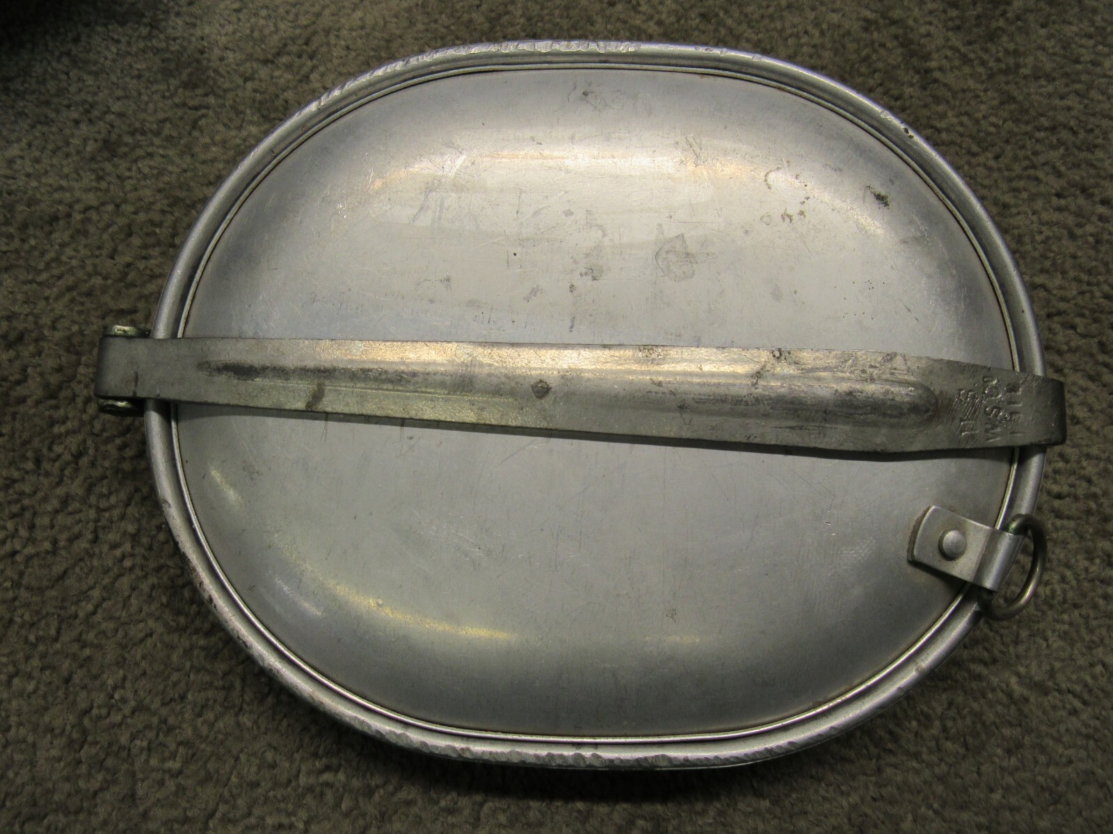 US WW1 M1910 Mess Kit Dated 1918 Marked Wheeling Stamping Co Tight Lid ...