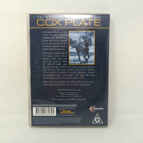 75 Great Years of the Cox Plate (DVD, 1999) for sale online | eBay