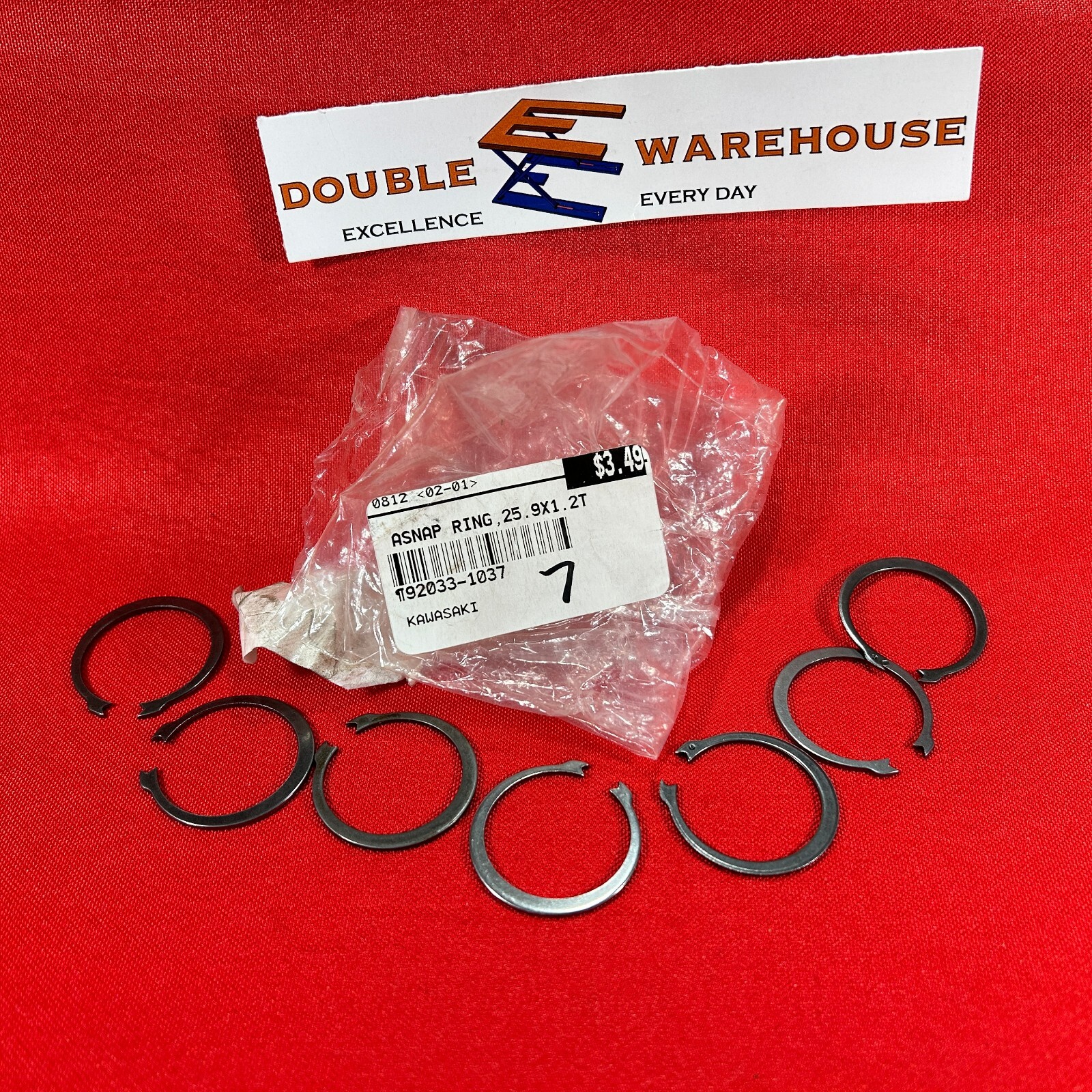 NOS 92033-1037 Snap Ring for Kawasaki SET OF TEN (10) | eBay
