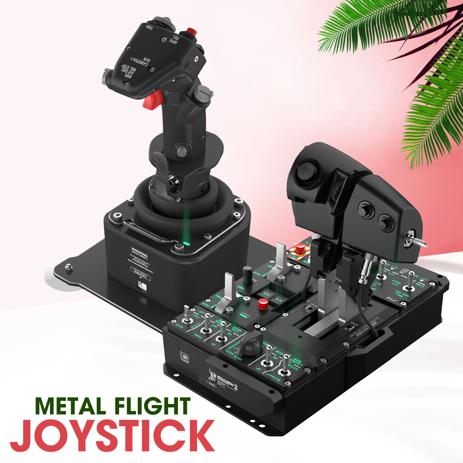WINWING Orion 2 HOTAS Metal Flight Joystick Flight Stick for Flight ...