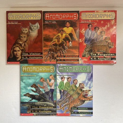 Animorphs Book Lot Of 5! #2, #10, #11, #12, #26 K. A. Applegate Read Desc. | eBay