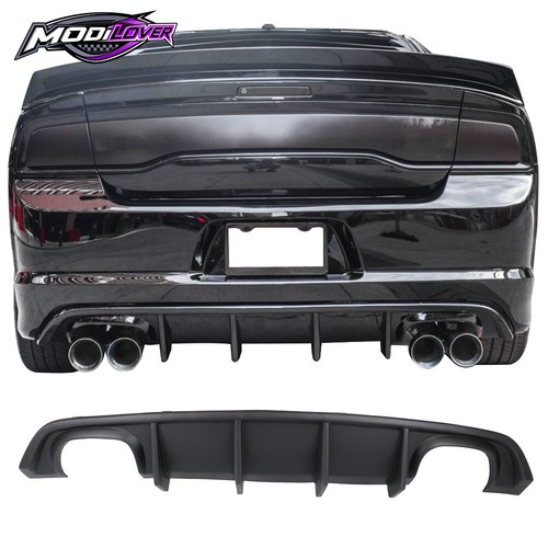 2012-2014 Dodge Charger SRT8 Quad Exhaust Rear Bumper Valance Lip ...
