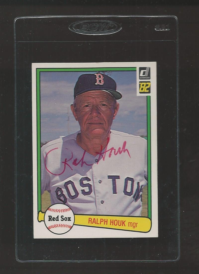 Ralph Houk Signed Auto 1982 Donruss #282 Baseball Card Autograph | eBay