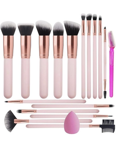 BESTOPE Makeup Brushes 16 PCs Makeup Brush Set Premium Synthetic ...