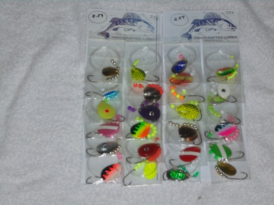 100 NEW WALLEYE PIKE/BASS/RIGS FISHING LURES/WORM HARNESS/LEECH/MINNOW ...