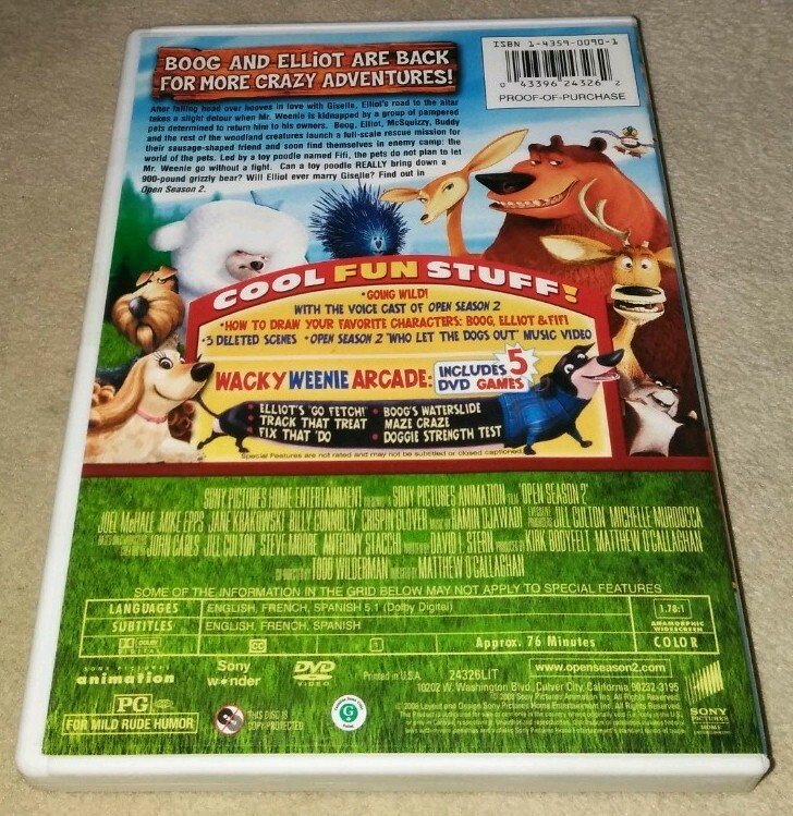 Open Season 2 (DVD, 2009) 43396243262| eBay