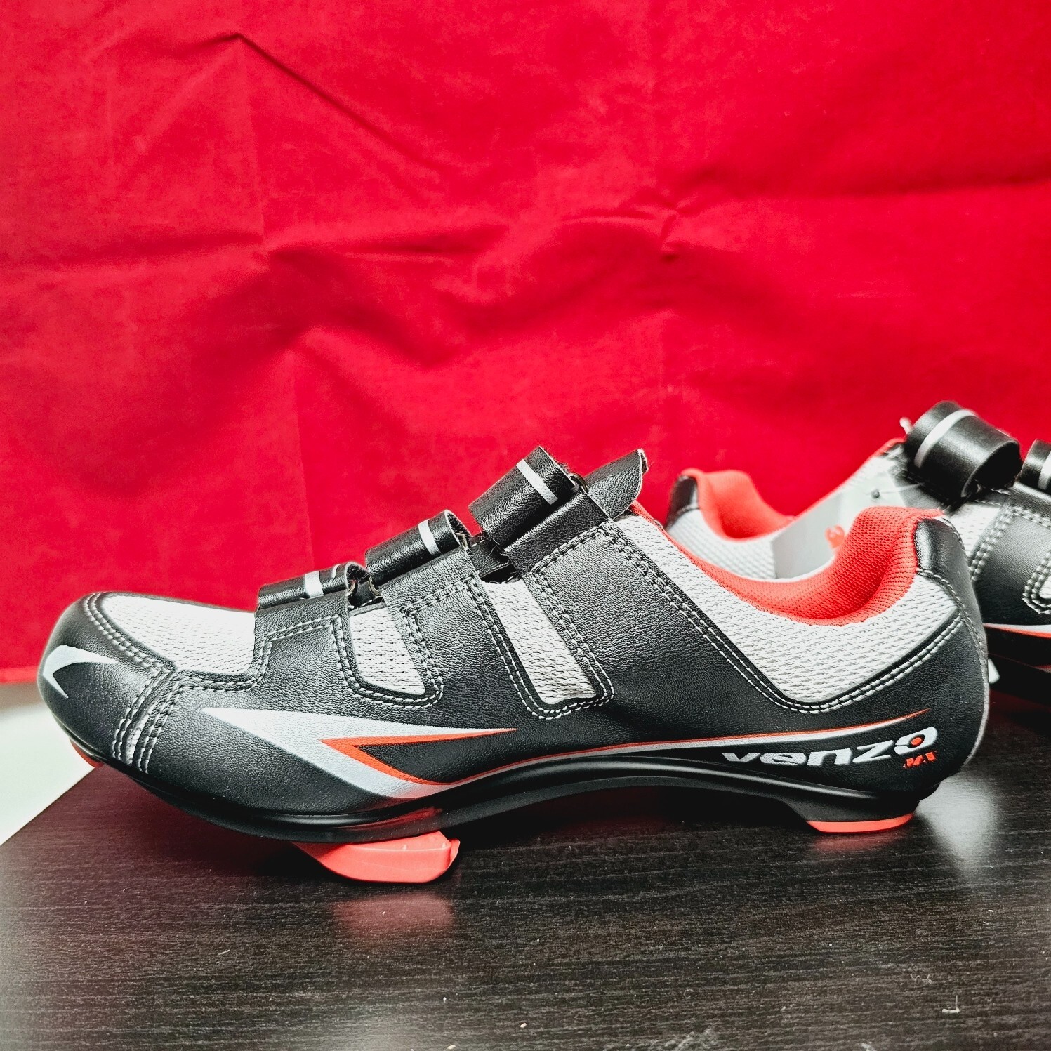 Venzo Bicycle Men's Road Cycling Riding Shoes - 3 Straps Size 9.5 ...