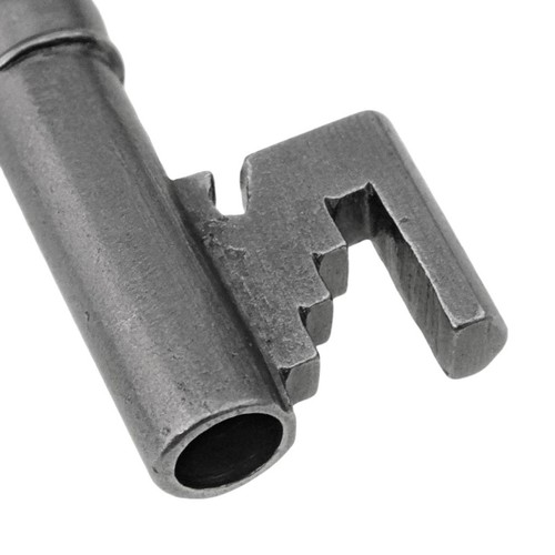 CHEST or PADLOCK Key with Step Warding & Flat Bow 2⅝" Antique Key - ref ...