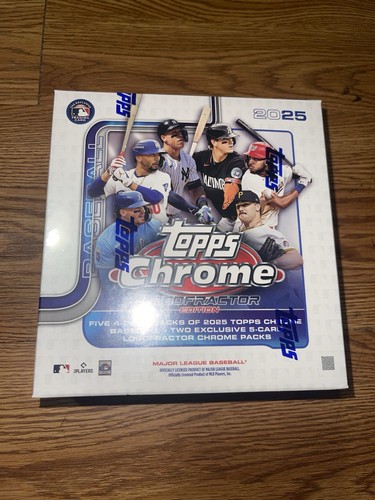 2025 Topps Chrome Logofractor Baseball Hobby Box | eBay