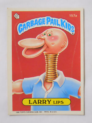 VINTAGE! 1986 Topps Garbage Pail Kids Trading Card #157a-Larry Lips | eBay