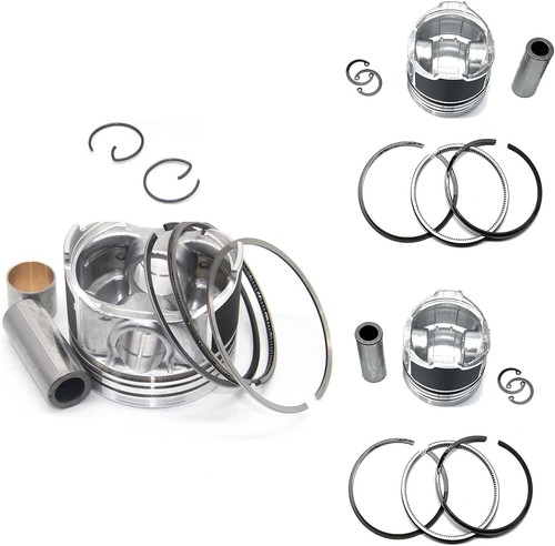 Piston Set STD 72mm for Yanmar 3TNA72 Piston Kit with John Deere 430 ...