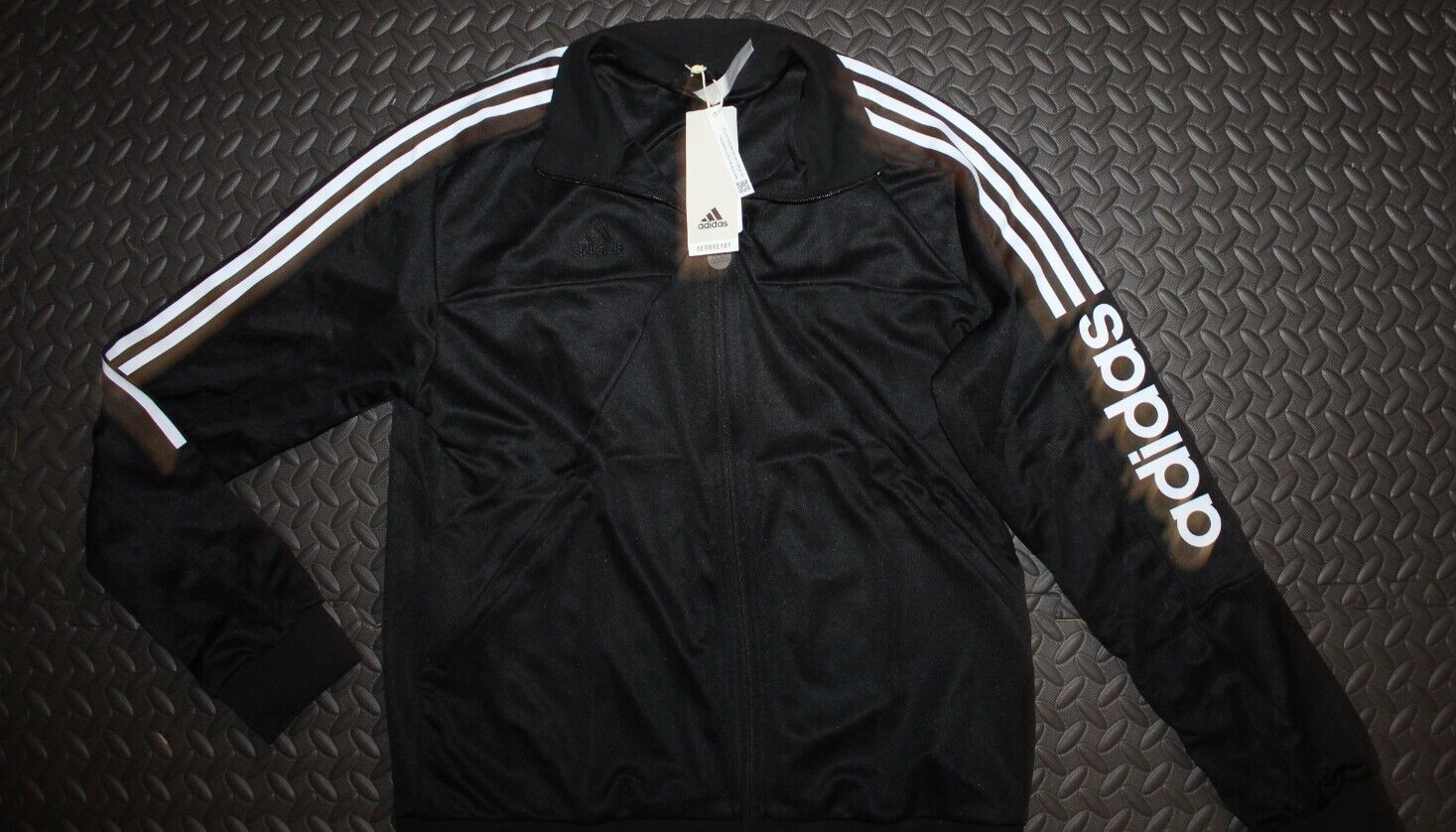 NEW ADIDAS MEN'S TIRO WORDMARK 3 STRIPES TRACK JACKET~ SIZE MEDIUM # ...