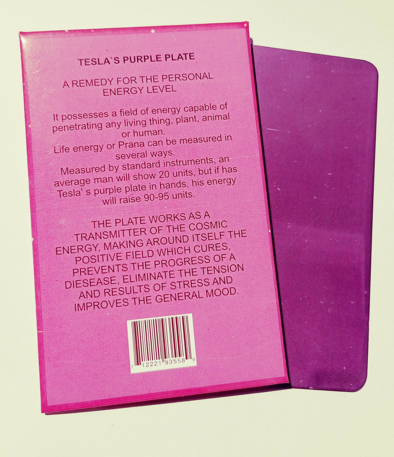 Nikola Tesla Purple Plate 11,4 x 7,3 cm Original | eBay Australia