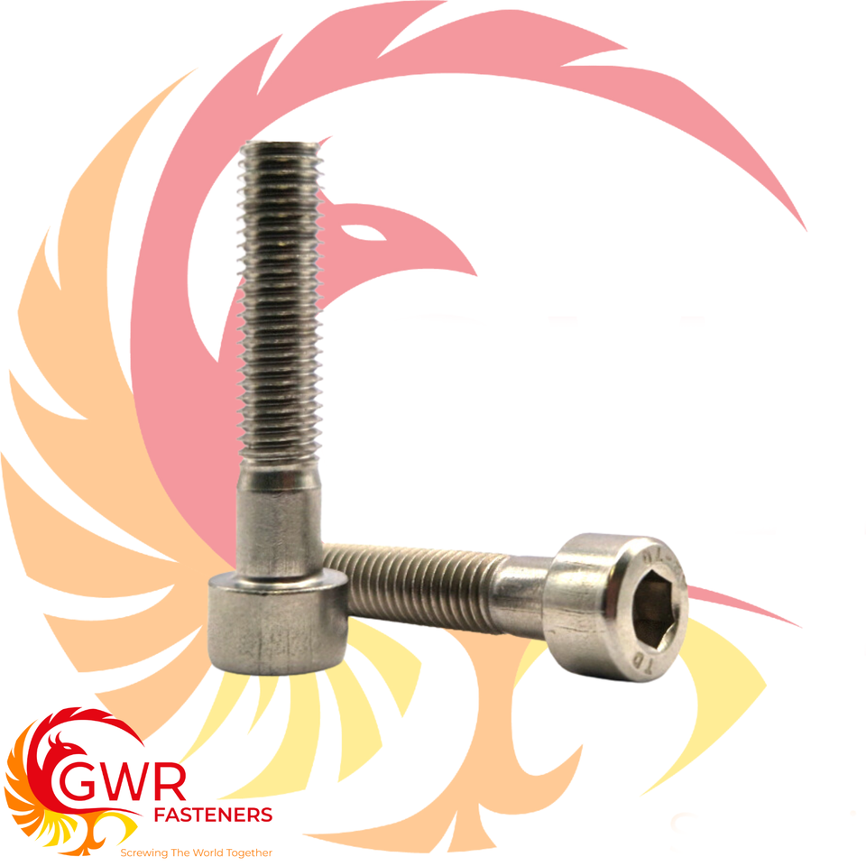 M7 x 1mm Pitch Metric Allen Socket Cap Screws 303 Stainless Steel 7mm ...