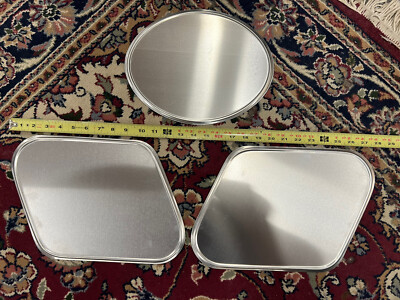 SET3,2SLANTED Rectangle +1 Oval RACING # PLATES 9-1/4”x11-3/4”032" 3/16 ...