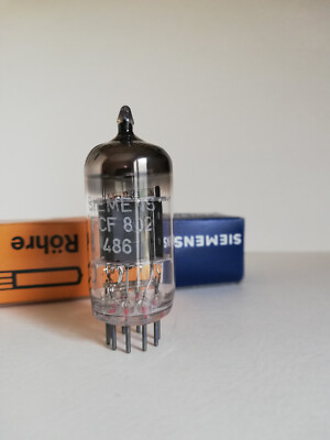 1x ECF802 SIEMENS Label, Vacuum tube, Valvola, Röhre, NOS NIB | eBay
