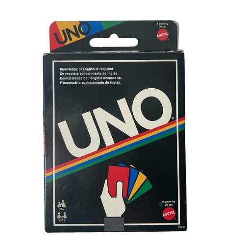 Mattel Games Uno Retro Edition Family Card Game Collectible Cards ...