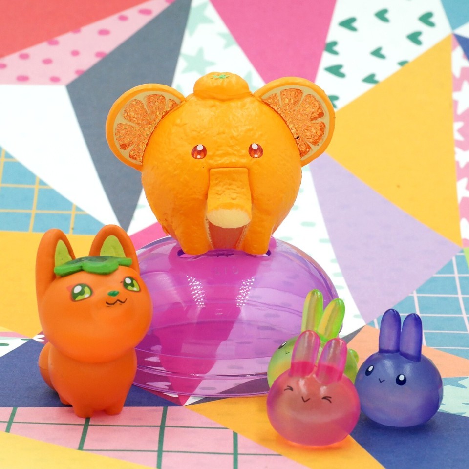 Japanese Blind Box Fruit Fairy Garden Animal Mini Figure 1 Random ...