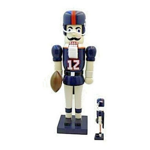 DENVER BRONCOS 13" NFL FOOTBALL CHRISTMAS NUTCRACKER NEW STOCK 90's ...