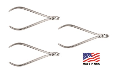 3x Dental Orthodontic Mini Distal End Cutter Long Handle Pliers Cat ...