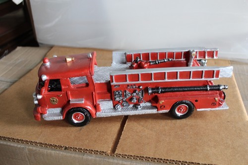 Vintage Red Resin Fire Department Truck | eBay