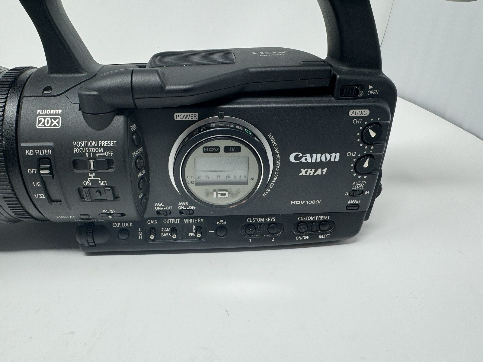 Canon XH A1 Mini DV Camcorder - Black for sale online | eBay